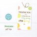 Thank You Gift Tags, Thank You for Making This Year Easy Peasy Lemon ...