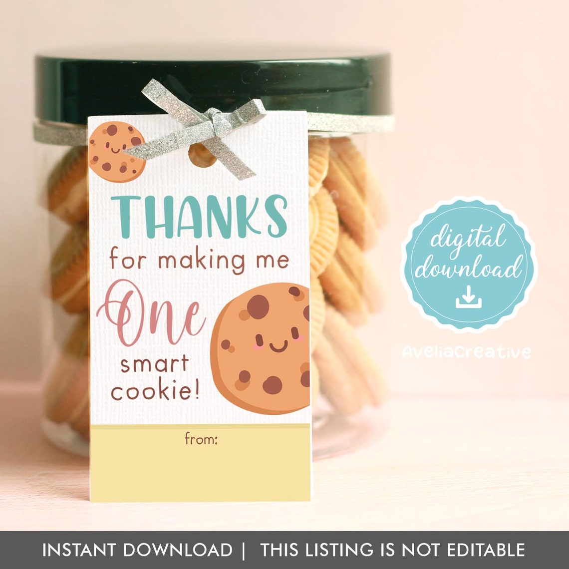 Teacher Appreciation Gift Tags, Instant Download, Thanks for Making Me ...