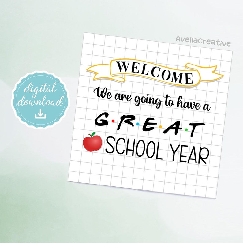 Printable School Gift Tags, Instant Download, We Are Going to Have a ...