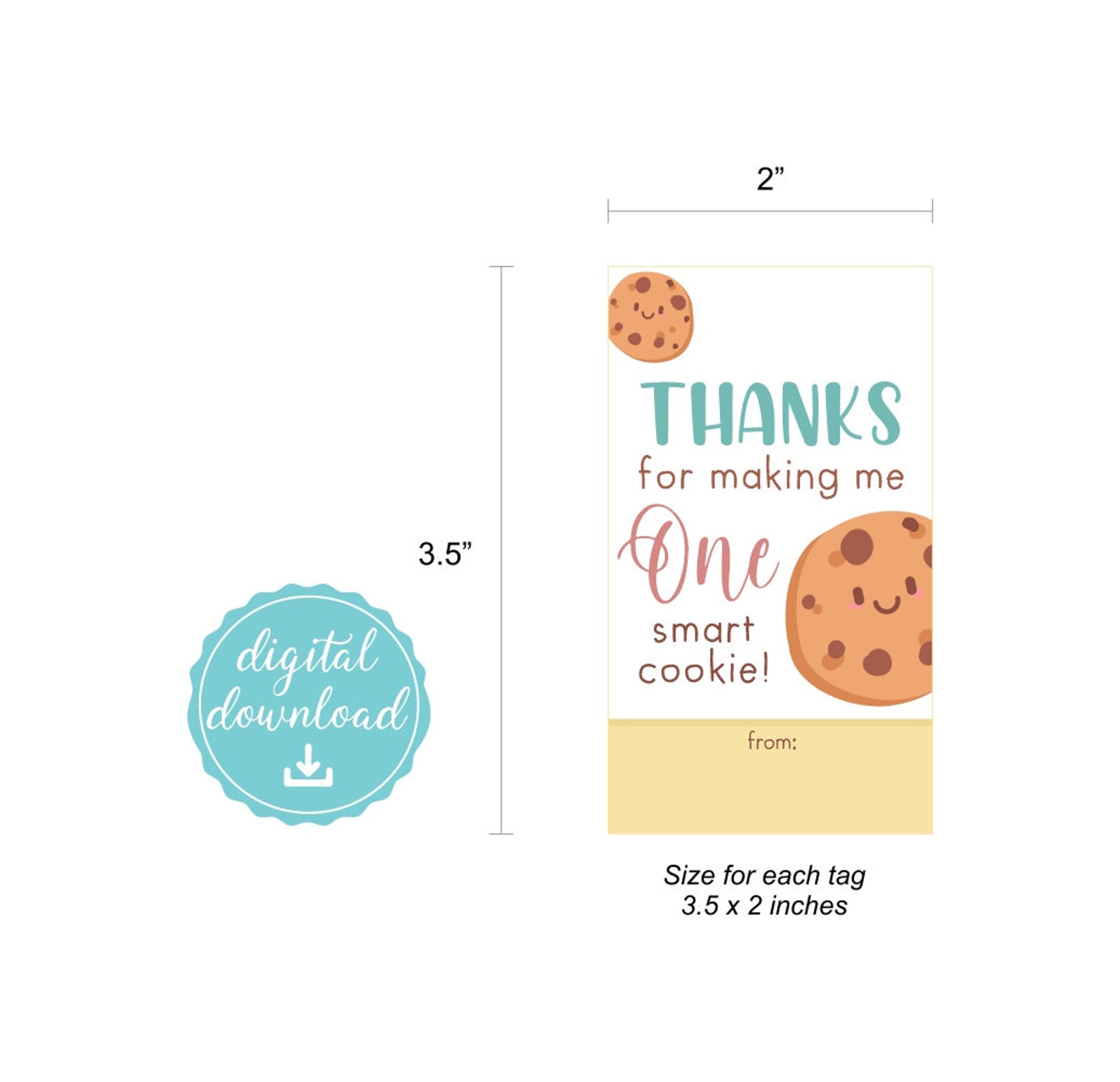 Teacher Appreciation Gift Tags, Instant Download, Thanks for Making Me ...