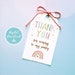 Thank You Party Tags, Instant Download, Thank You for Coming to My ...