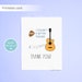 Guitar Teacher Printable Card, Instant Download, I Couldn't Pick a ...