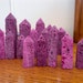 Honeycomb Ruby Crystal Tower Point 3.5” Glows Under UV - Etsy
