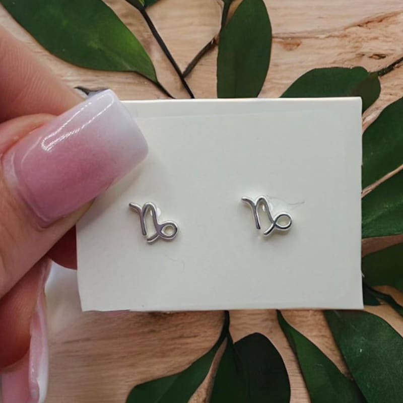 Capricorn Earrings - Etsy