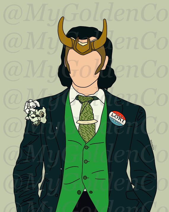 Vote Loki Glossy Poster - Etsy