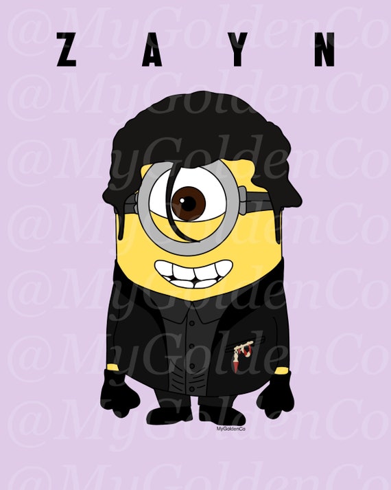 Cartoon Zayn Glossy Poster - Etsy