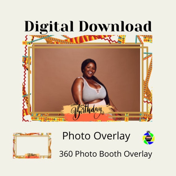 Happy Birthday Overlay Photo Booth Overlay Photo Overlay | Etsy