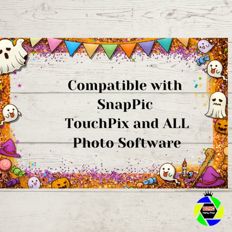 Halloween Overlay, Photo Booth Overlay, Photo Overlay, 360 Photo Booth ...