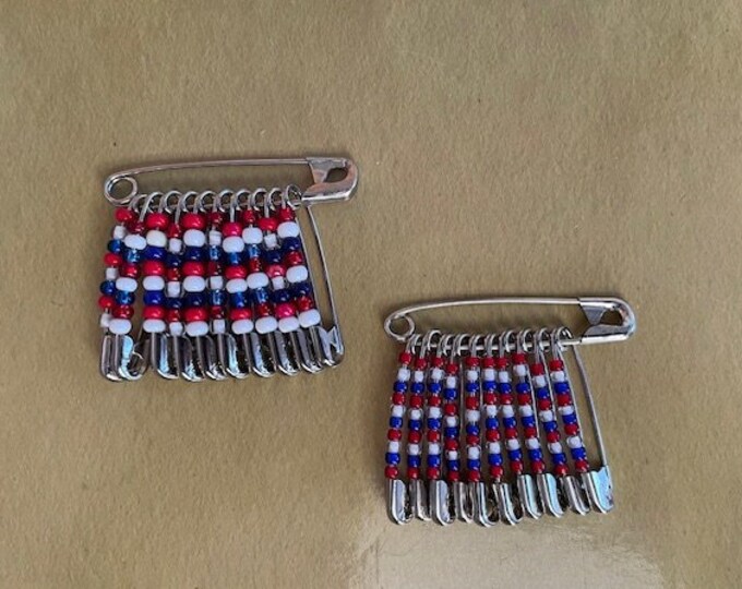20 Friendship Pins (set 113) - Seed Beads/safety Pins - 80's, Gen X ...