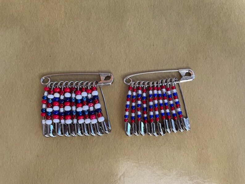 20 Friendship Pins (set 113) - Seed Beads/safety Pins - 80's, Gen X ...