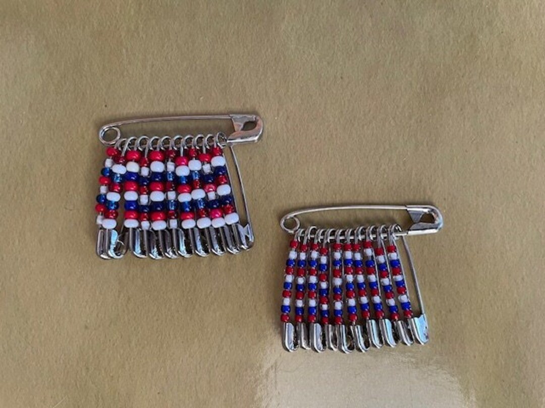 20 Friendship Pins (set 113) - Seed Beads/safety Pins - 80's, Gen X ...