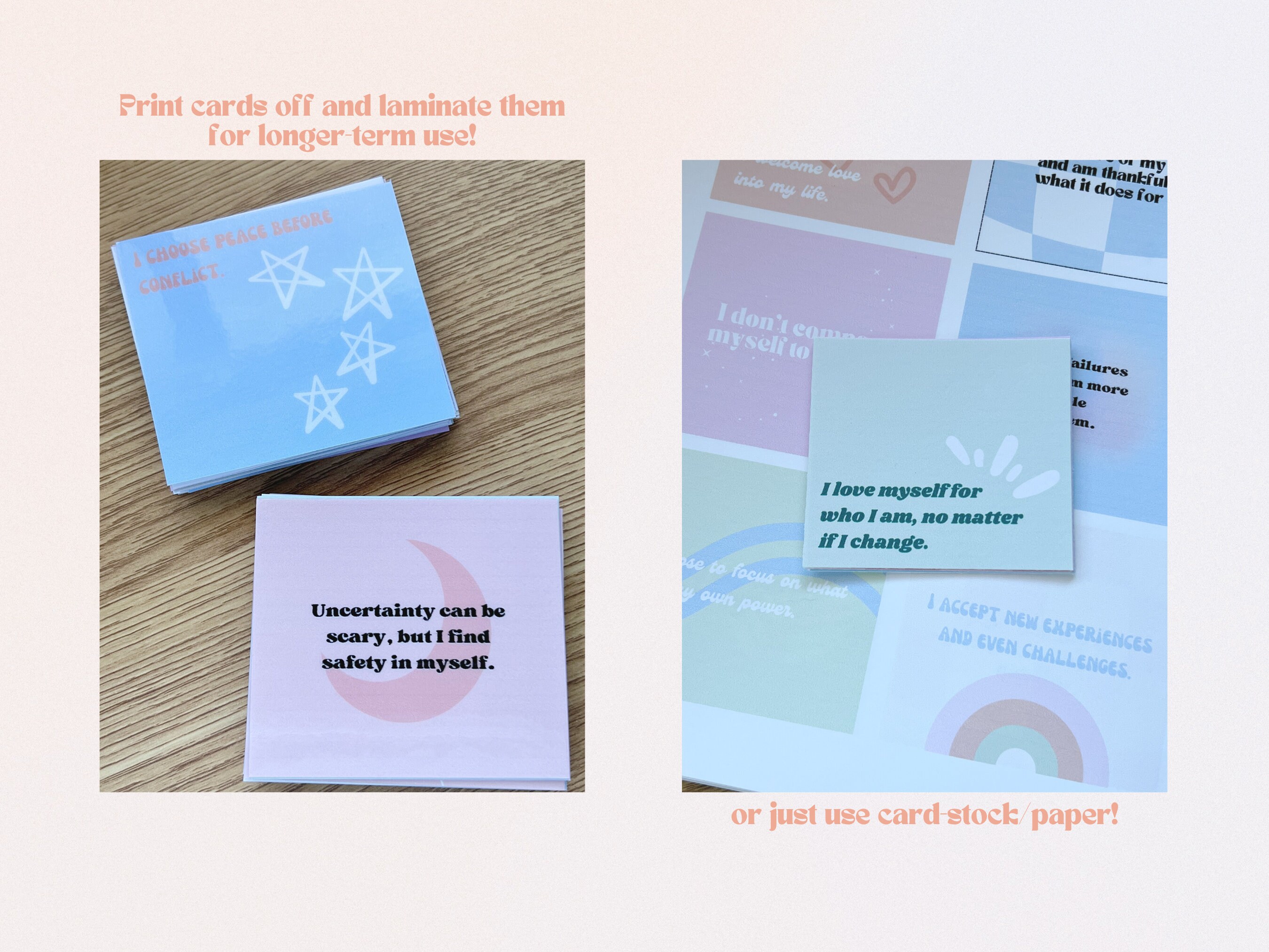 100 Printable Affirmation Cards | Affirmations Instant Download ...