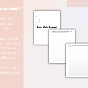 Printable Inner Child Journal | Inner Child Workbook | Inner Child ...