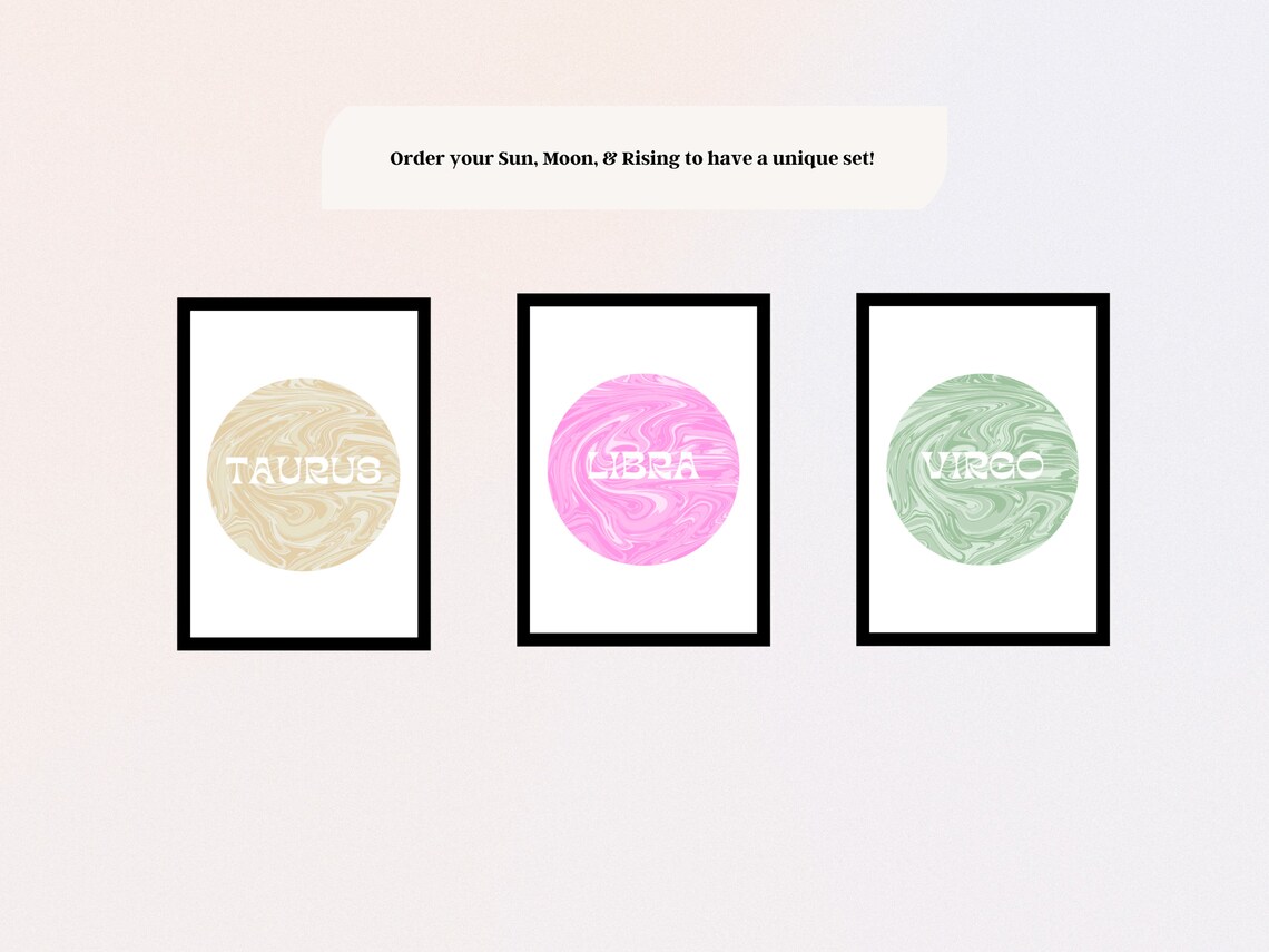 Printable Taurus Wall Art | Printable Taurus Poster | Taurus Zodiac ...