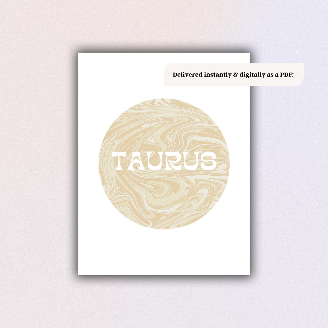 Printable Taurus Wall Art Printable Taurus Poster Taurus - Etsy