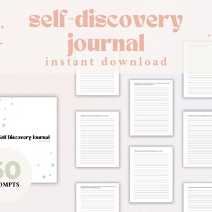 Printable Self Discovery Journal | PDF Healing Journal | Self Discovery ...
