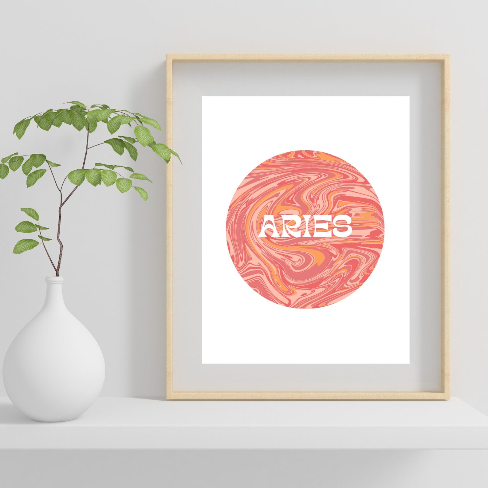 Printable Aries Wall Art Aesthetic Aries Art Astrology - Etsy