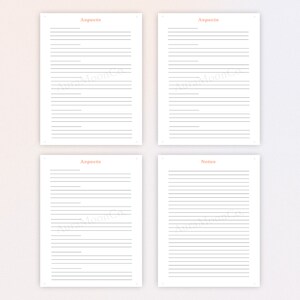 Printable Blank Birth Chart Template W/ Reflection Pages | Astrology ...