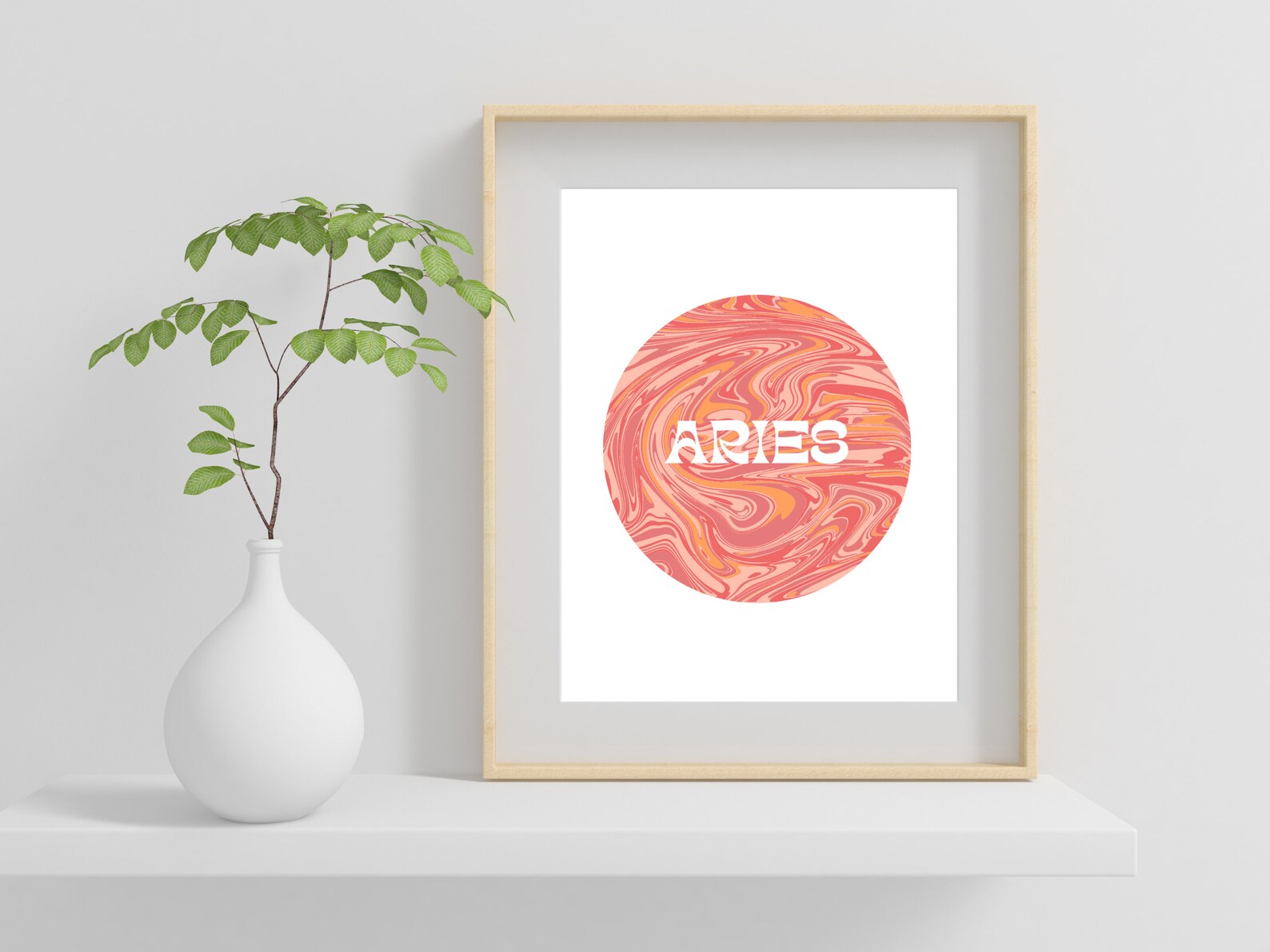 Printable Aries Wall Art | Aesthetic Aries Art | Aries Printable Wall ...