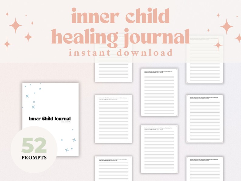 Printable Inner Child Journal Inner Child Workbook Inner Child Therapy ...