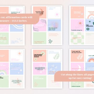 100 Printable Affirmation Cards | Affirmations Instant Download ...