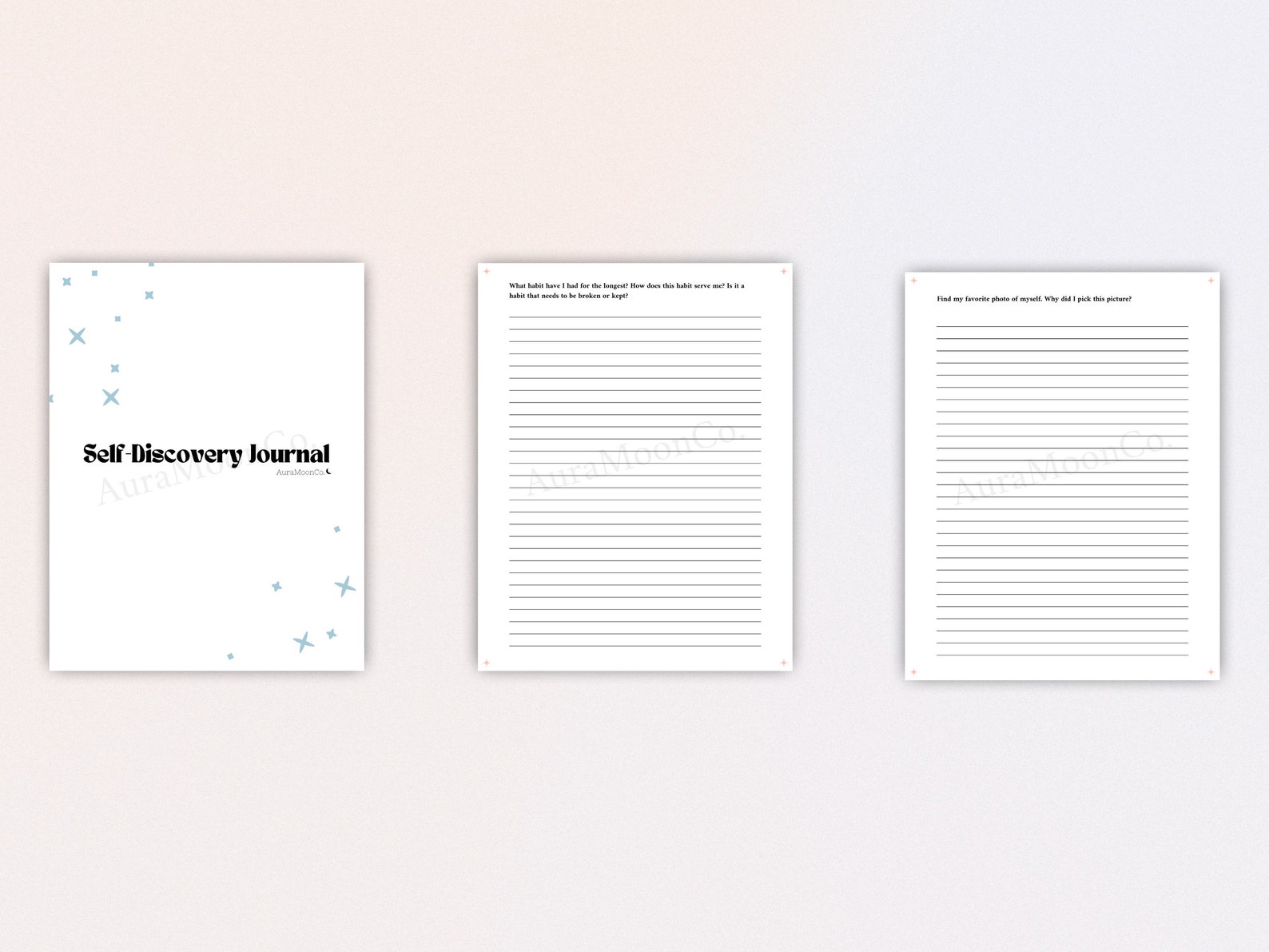 Printable Self Discovery Journal | PDF Healing Journal | Self Discovery ...