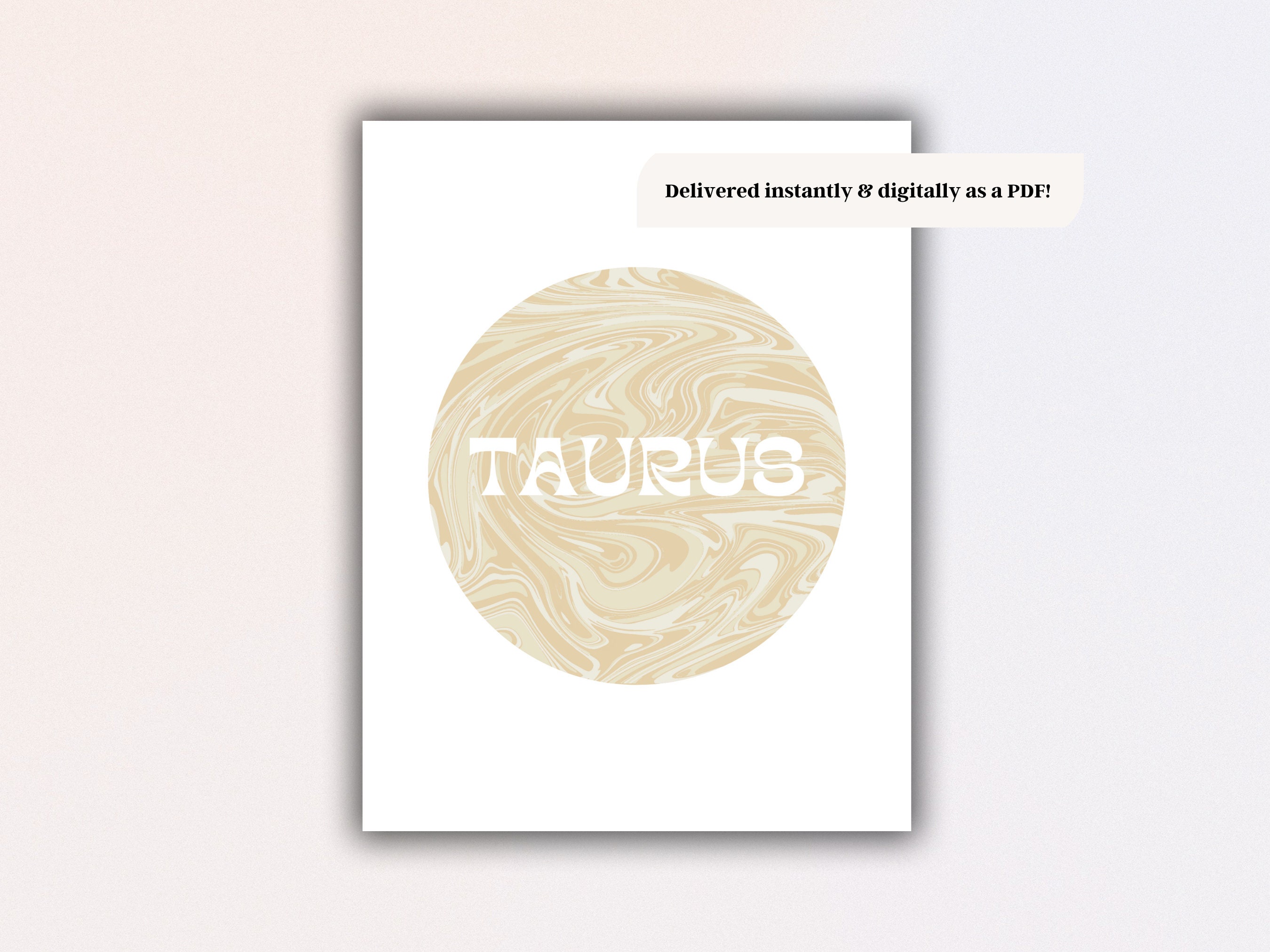 Printable Taurus Wall Art Printable Taurus Poster Taurus - Etsy