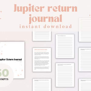Printable Jupiter Return Journal | Jupiter Return Journal Prompts ...