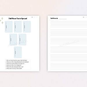 Printable New & Full Moon Ritual Bundle | Digital Moon Journal | Moon ...