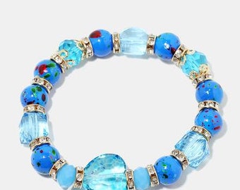 Blue Bracelet | Etsy