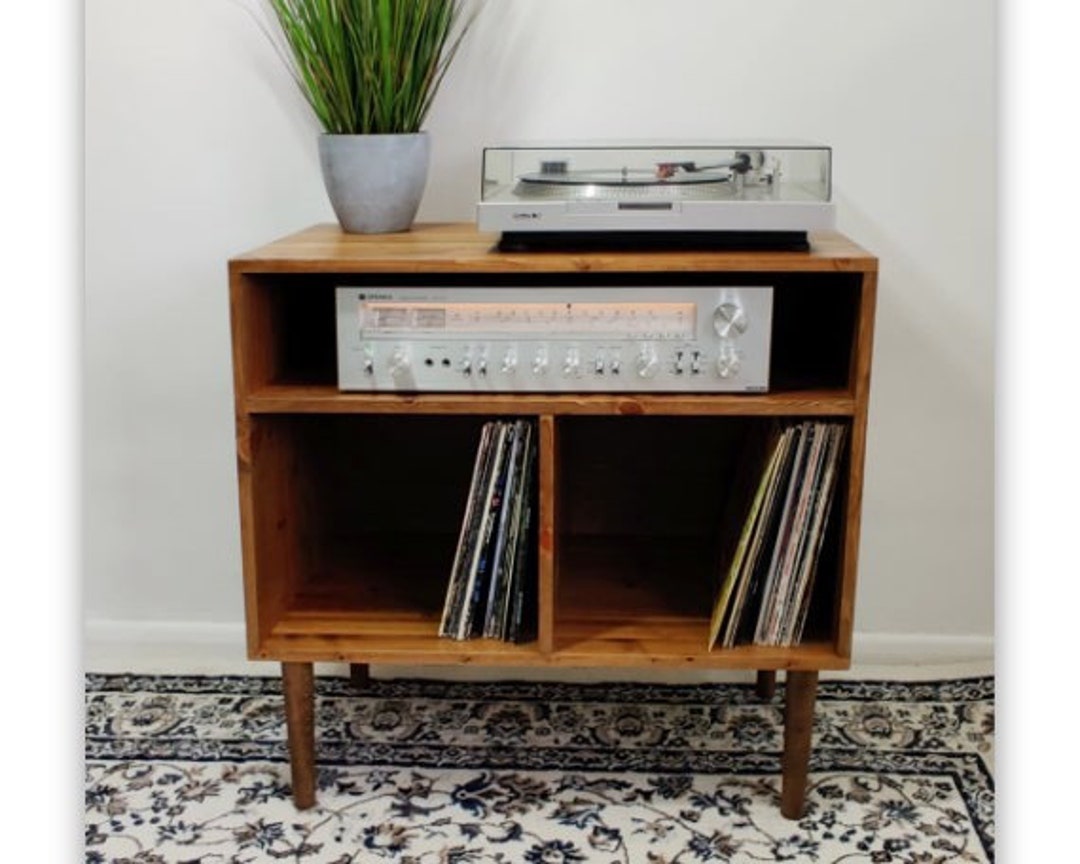 Retro Record Player Stand Vinyl Storage LP Storage Stand - Etsy
