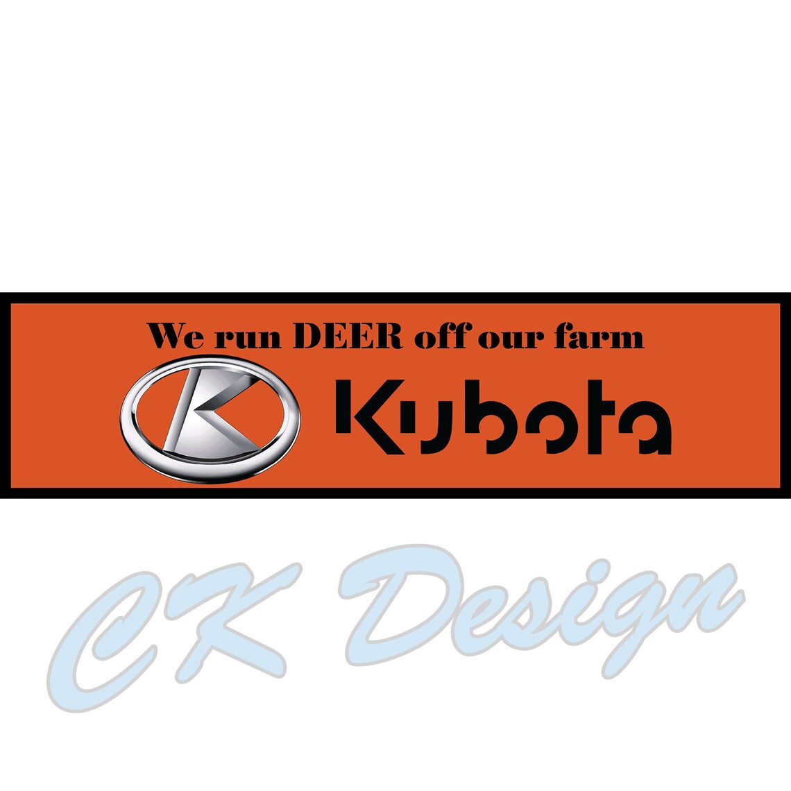 Kubota Bumper Stickers - Etsy