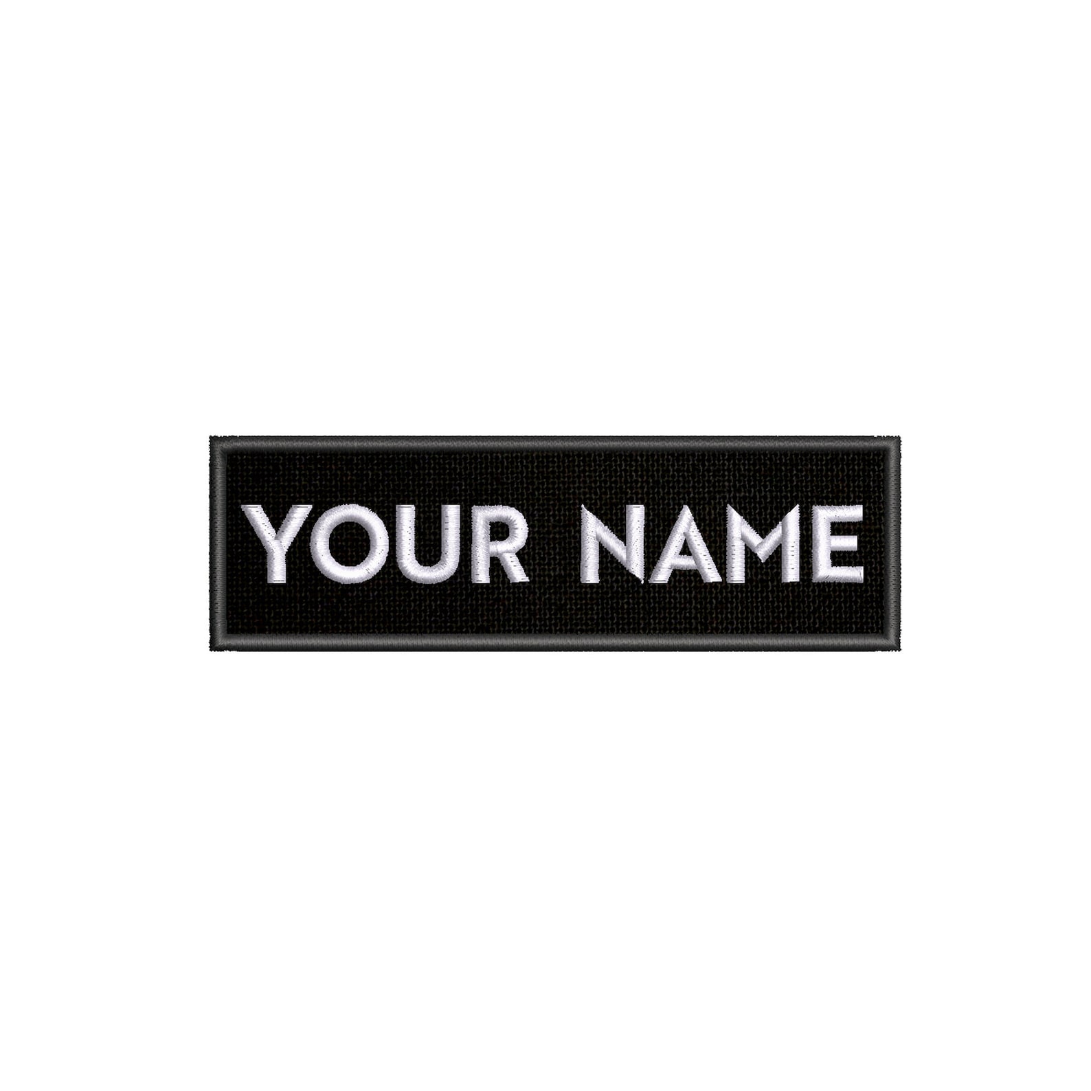 Custom Your Name Tag 5 X 1.5 Embroidered Iron on - Etsy
