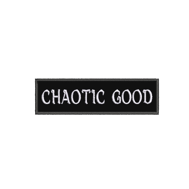Chaotic Good Badge - Etsy