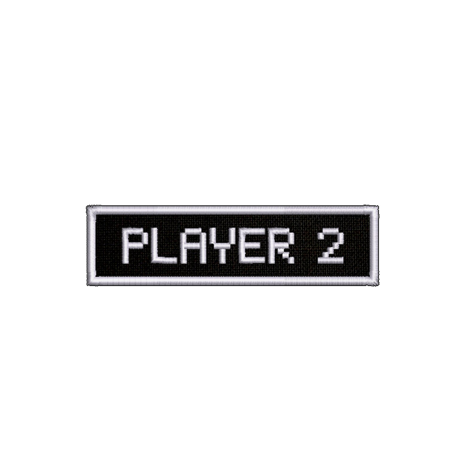 Player 2 Classic Retro Game Embroidered Iron on Patch Geeks & Gamers PC ...