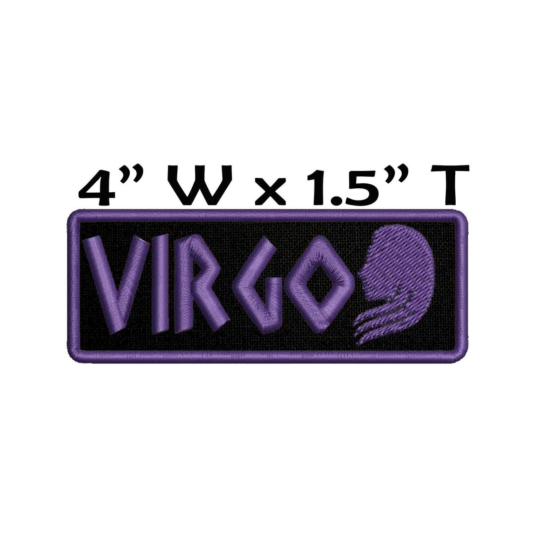 Virgo Zodiac Sign Patch Embroidered DIY Iron-on/sew-on DIY Applique ...