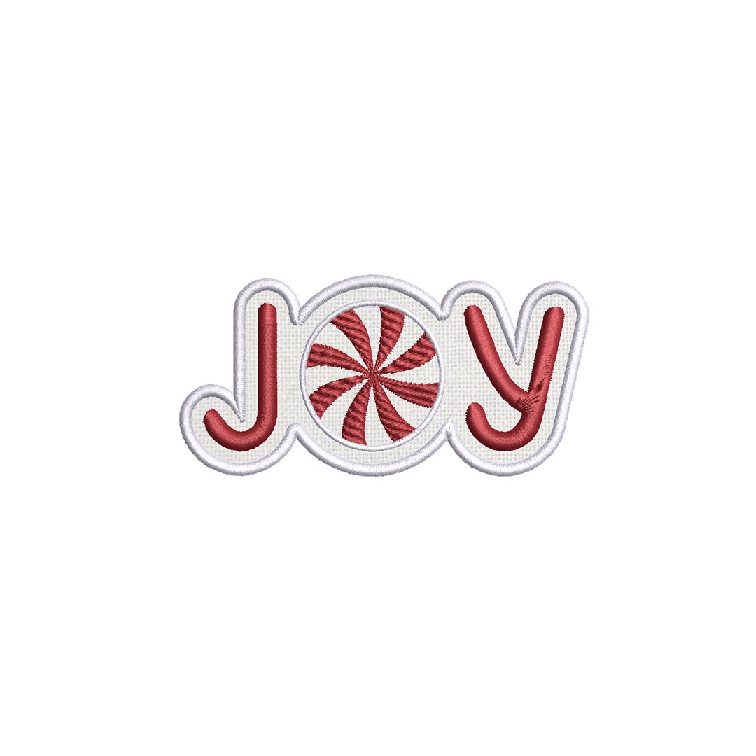 Cute Joy Mint Candy Christmas Embroidered Iron on Patch Costume Magic ...