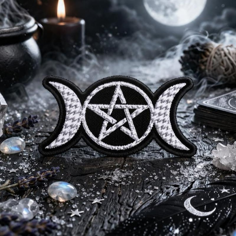 Iron on Patch Pentagram - Etsy