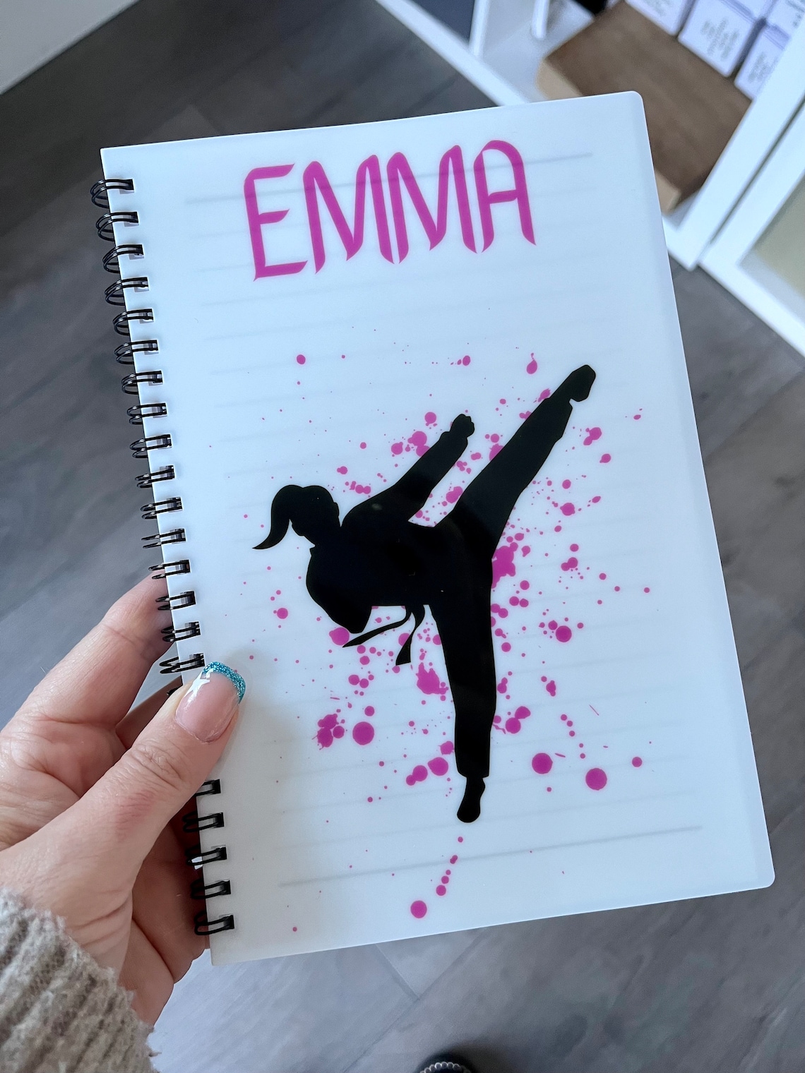 Personalised Taekwondo, Karate, Martial Arts Notebook / Journal. - Etsy