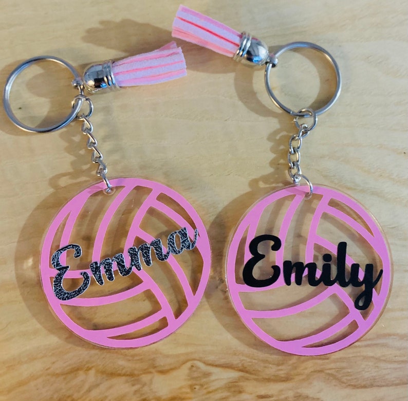 Personalised Netball Keyring / Personalised Netball Keychain / - Etsy