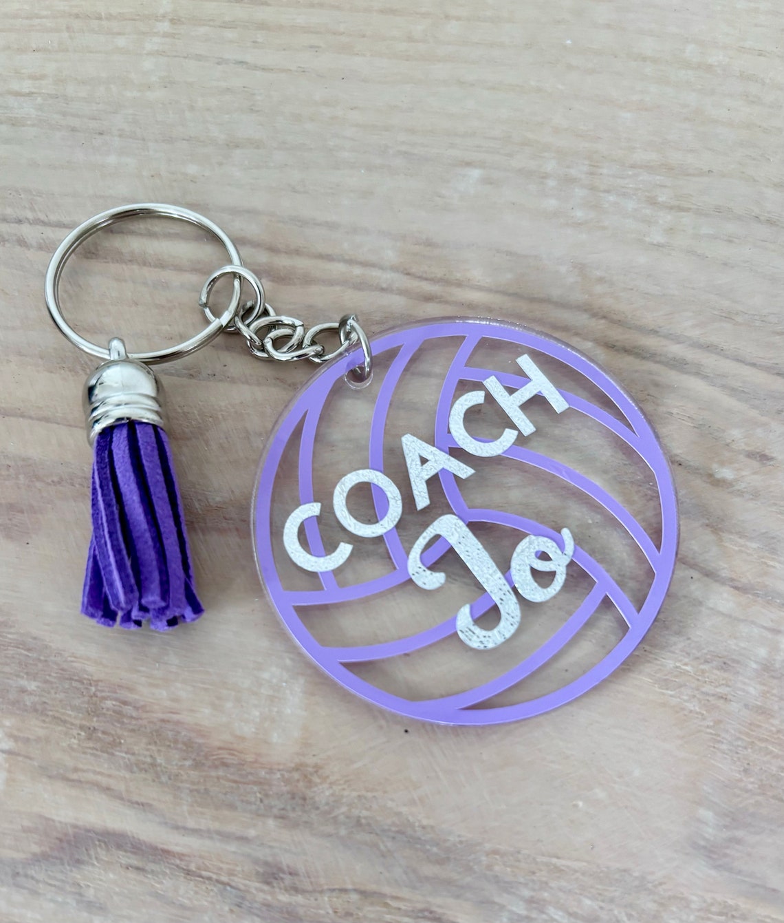 Netball Coach Gift / Personalised Netball Coach Keyring / Keychain ...