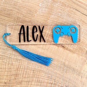 Personalised Gaming Bookmark, Boys Design With Gaming Design With Games ...
