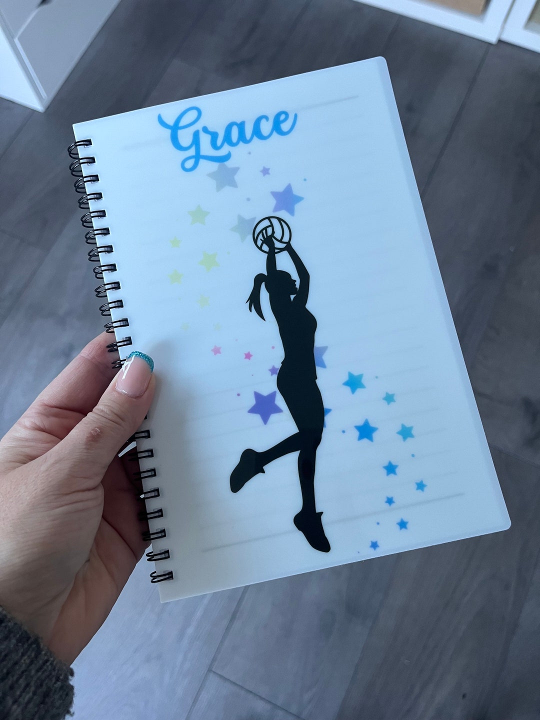 Personalised Netball Notebook / Journal. Gifts for Netball Players ...