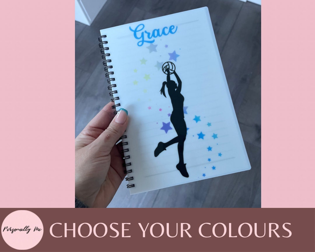 Personalised Netball Notebook / Journal. Gifts for Netball - Etsy UK