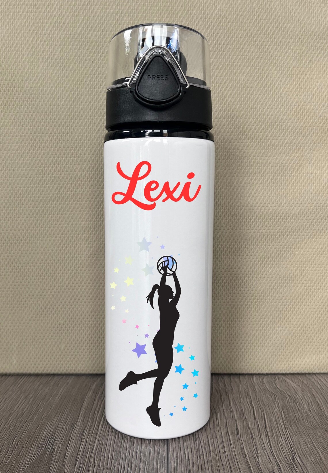 Personalised Netball Water Bottle Netball Drinks Bottle Gift. - Etsy
