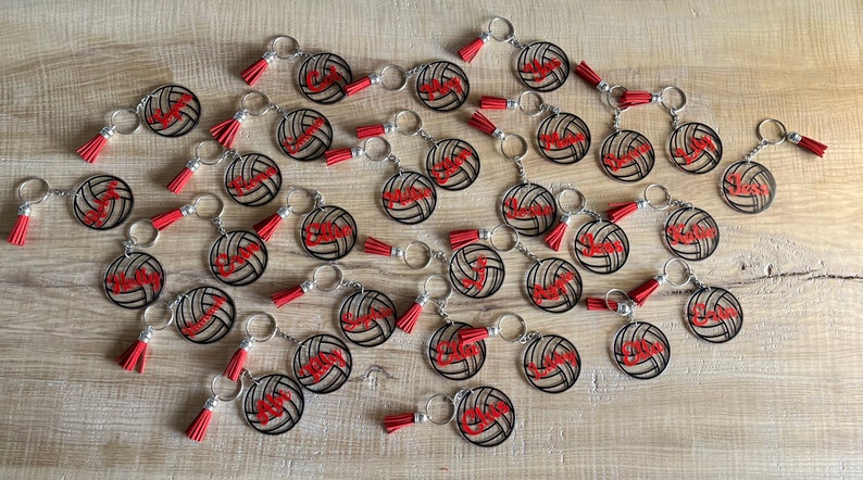 Personalised Netball Keyring / Personalised Netball Keychain / - Etsy