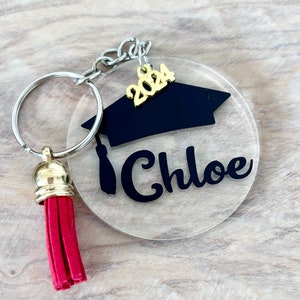 Personalised Graduation Keyring Gift, Personalised Graduation Keychain ...