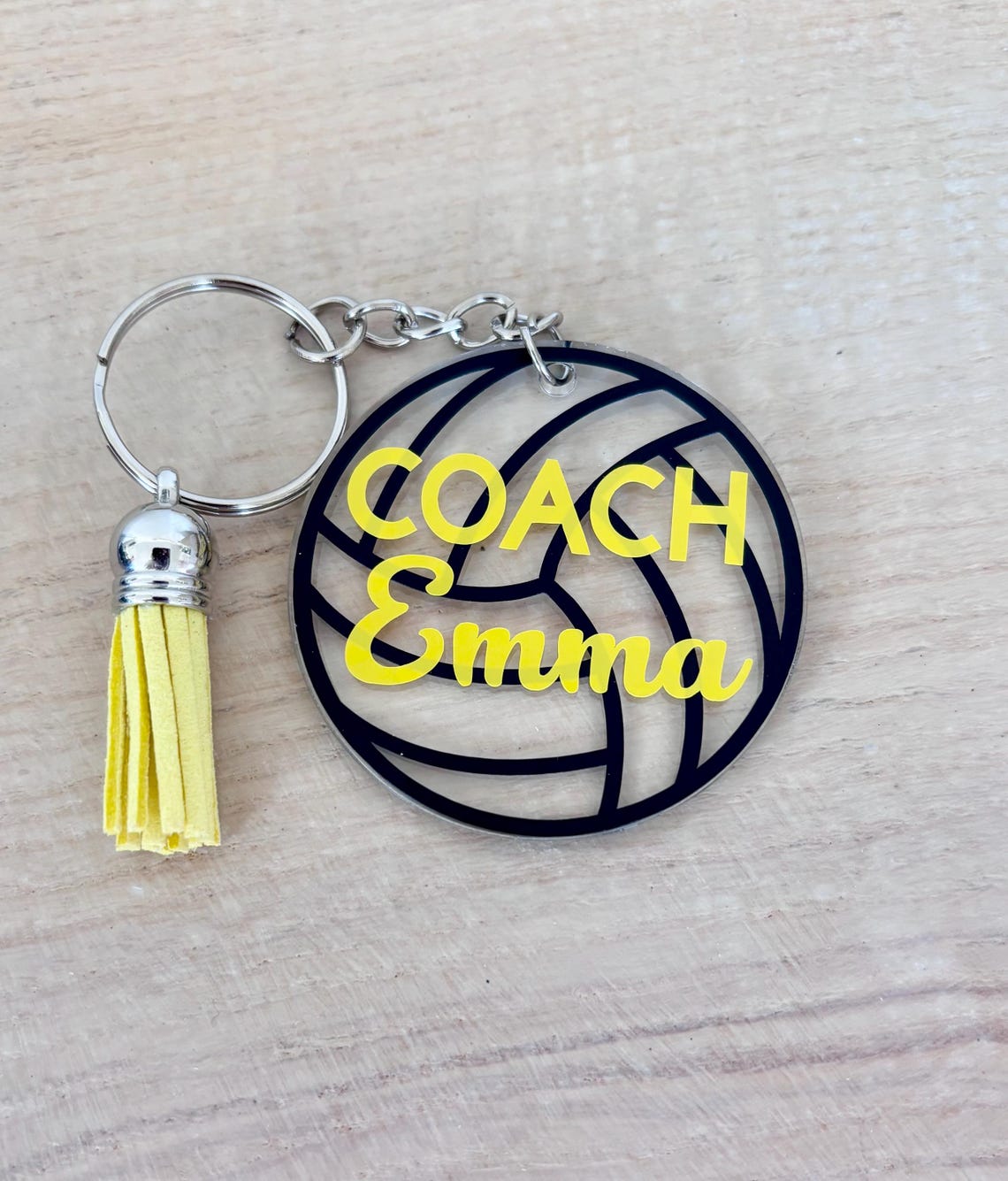 Netball Coach Gift / Personalised Netball Coach Keyring / Keychain ...