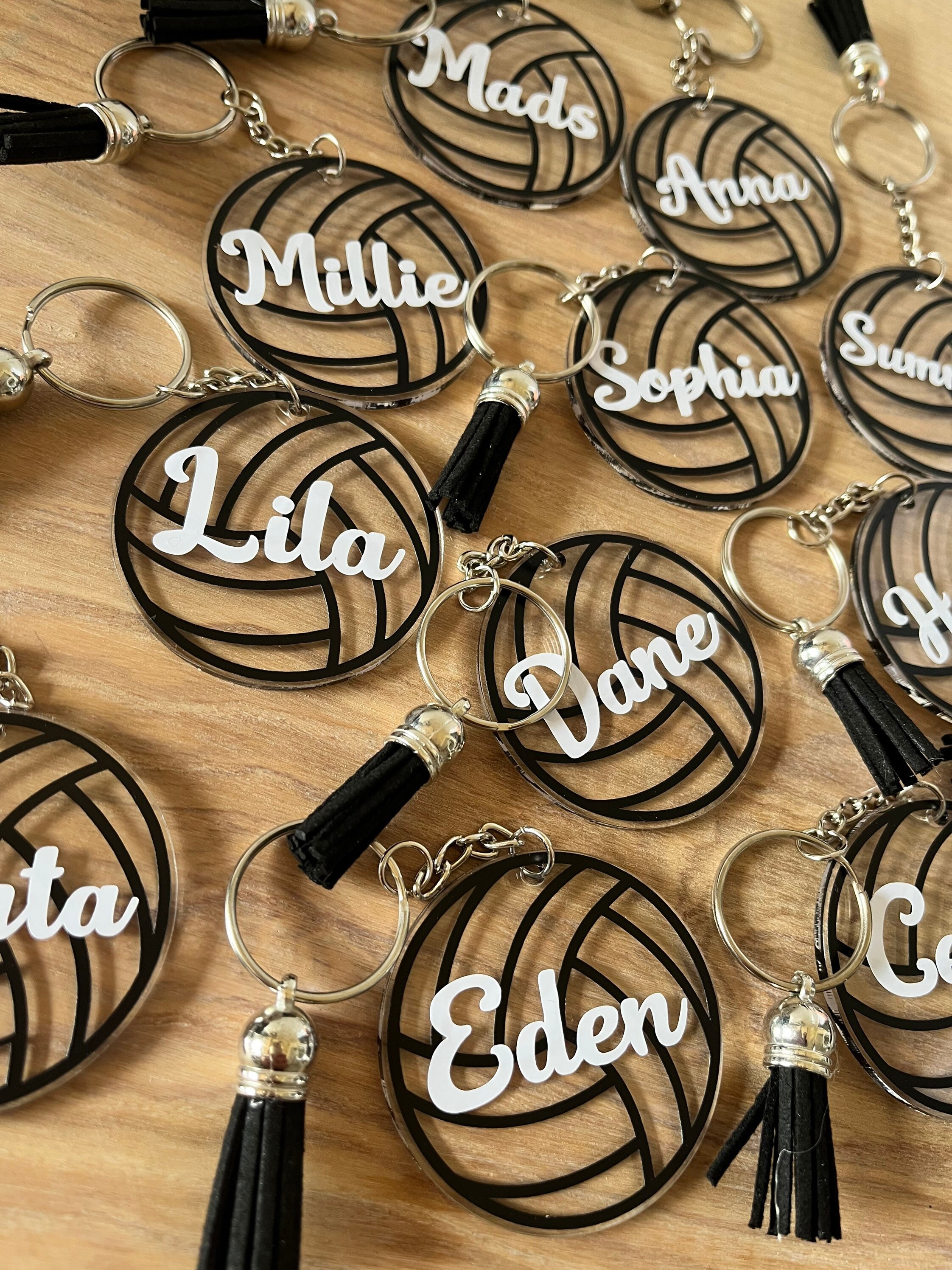 Personalised Netball Keyring / Personalised Netball Keychain / - Etsy ...