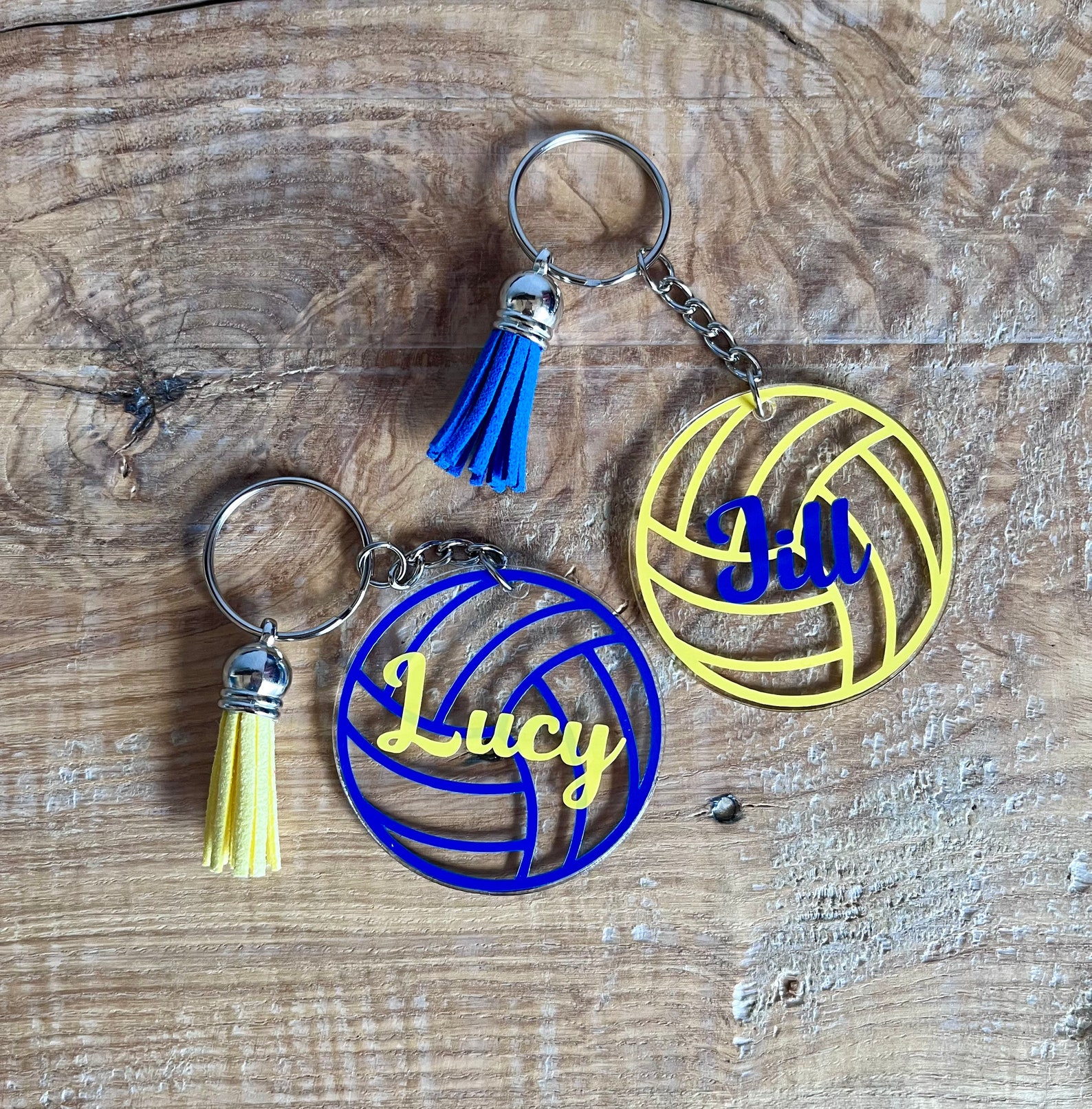 Personalised Netball Keyring / Personalised Netball Keychain / - Etsy